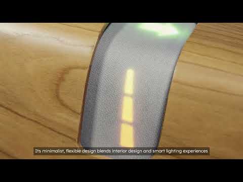 A glimpse into the future of automotive interior lighting with ALIYOS™ LED-on-foil technology