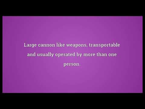 Artillery Meaning