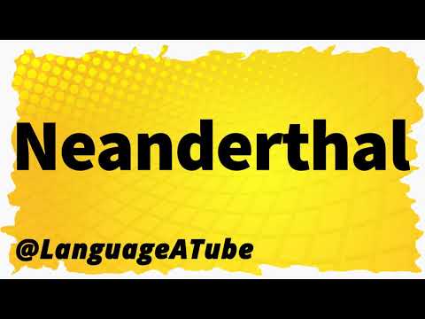 Neanderthal Pronunciation ⚡️ How To Pronounce Neanderthal!