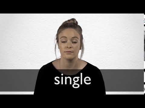 How to pronounce SINGLE in British English