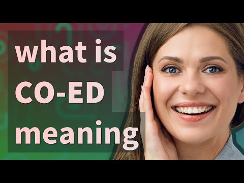 Co-ed | meaning of Co-ed