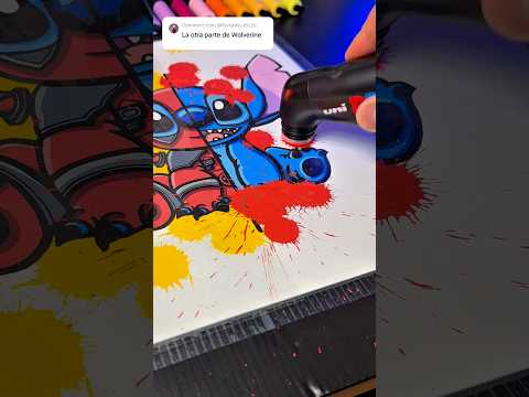 Drawing Stich-Wolverine #wolverine #art