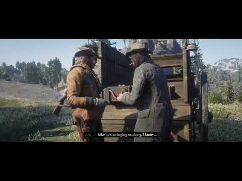 John and Arthur About to Smoke Near Dynamite | RDR2