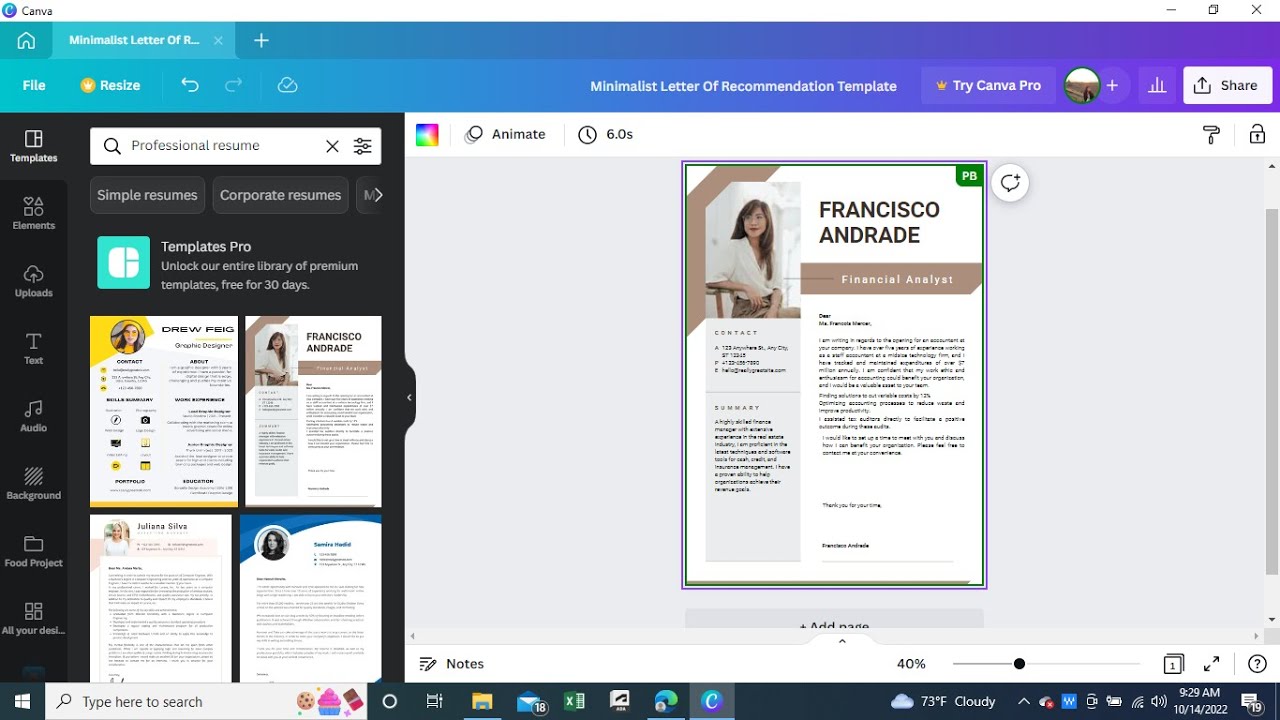 How To Create A Free Creative CV - The Perfect Template