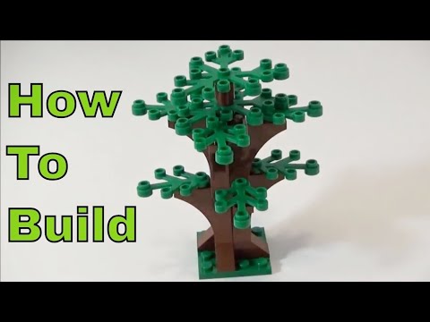 Lego Custom Tree Tutorial – How to Video – Basic Tree That will only ...
