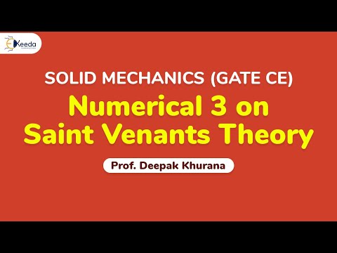 Problem on Saint Venants Theory - Theories of Failure - GATE Solid Mechanics - GATE Machine ...