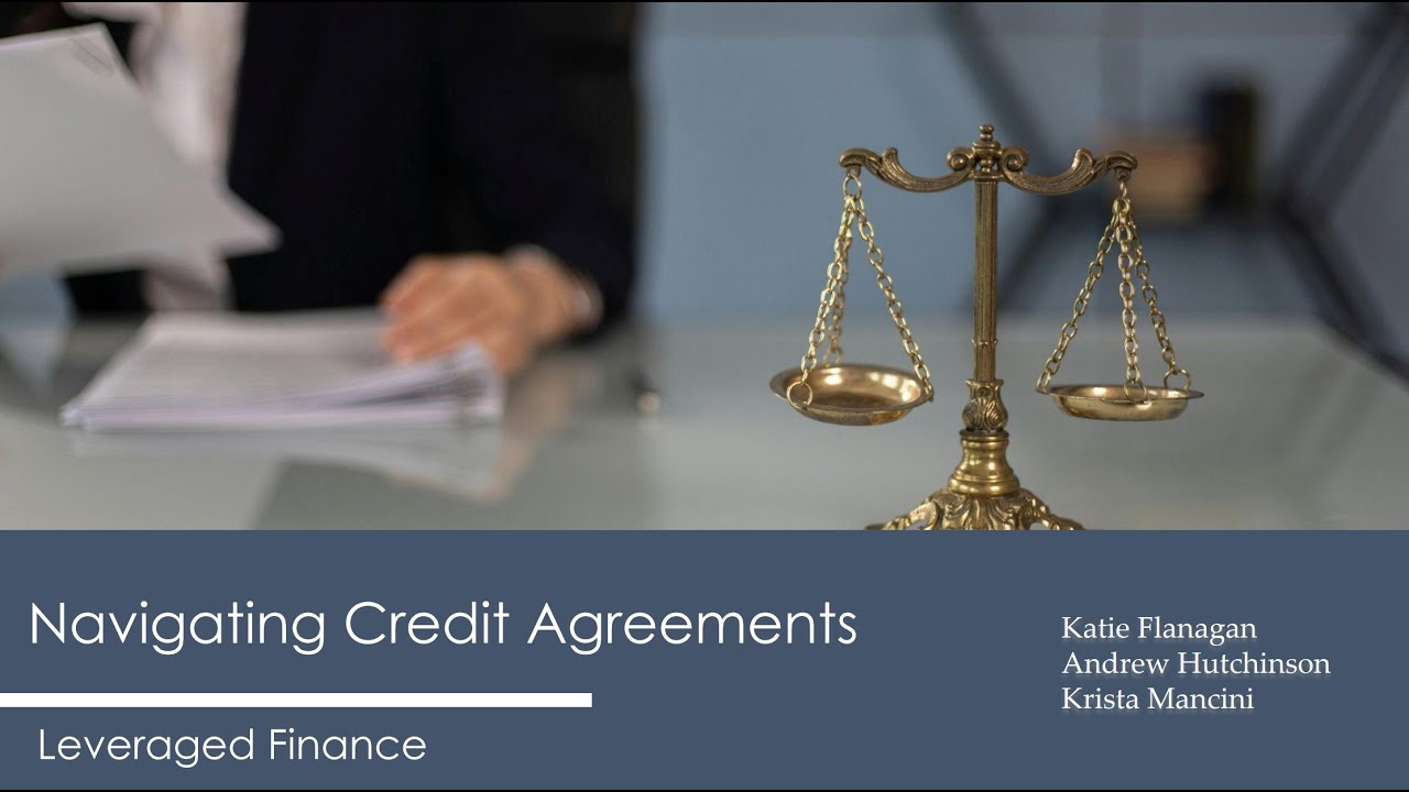 Navigating Credit Agreements