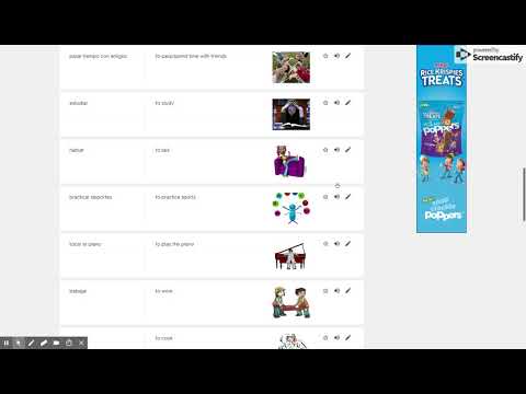 Spanish Activities Verbs Flashcards with Quizlet