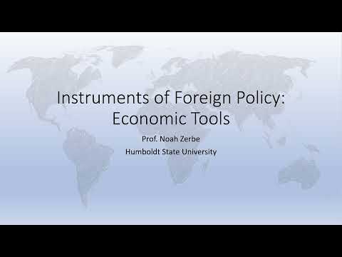 Economic Tools of Foreign Policy