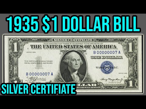 1935 $1 Dollar Bill Silver Certificate Blue Seal Complete Guide - How Much Is It Worth And Why?