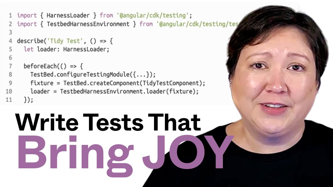 Tidy up your tests using component test harnesses - ng-Keralam Angular Conf - by Alisa Duncan