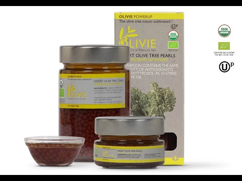OLIVIE PowerUp immune booster. A super food made from organic olive trees surviving in the desert.