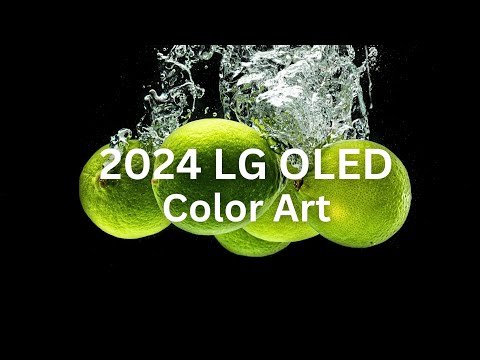 2024 LG OLED l Color Art 4K HDR 60fps