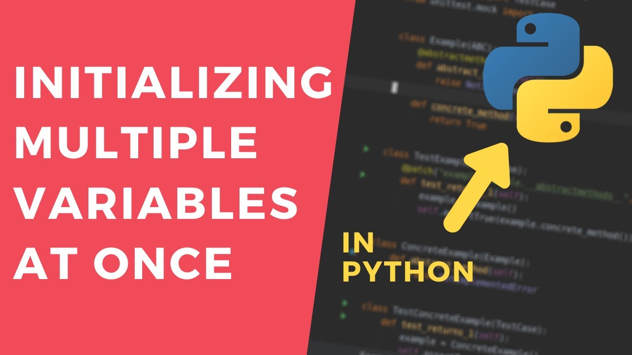 Initialize Multiple Variables In Python  - 1 Minute Tutorial #shorts