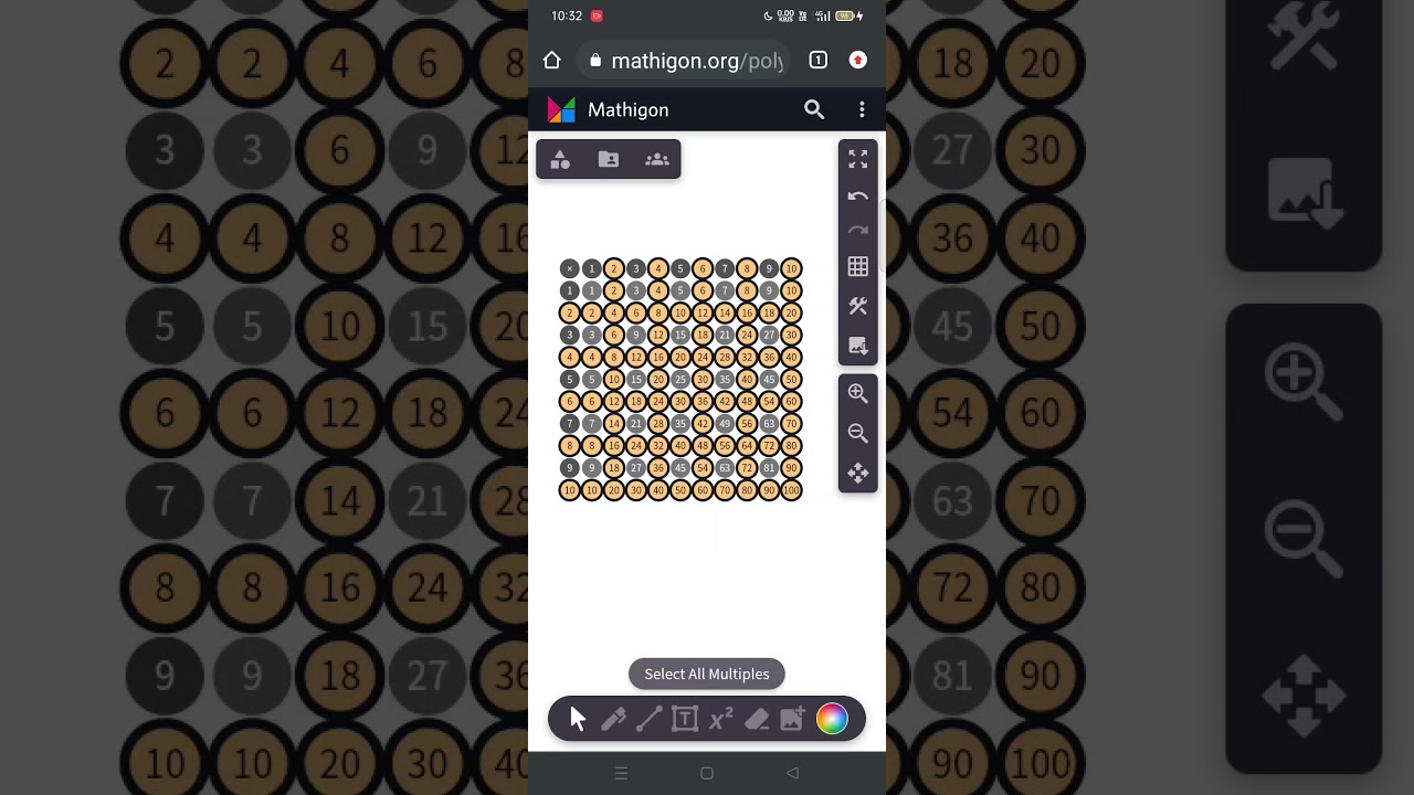 The new number grids on Polypad in Mathigon