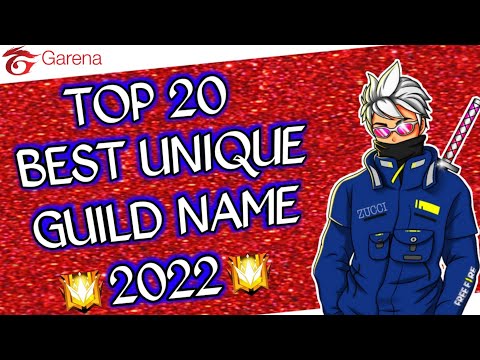 Top 20 Guild Names For Free Fire || Best And Unique Guild Names In Free Fire || Guild Name FF