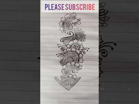 LATEST PENCIL SHADING MEHNDI DESIGN ll #short# ANR Mehndi design #short#