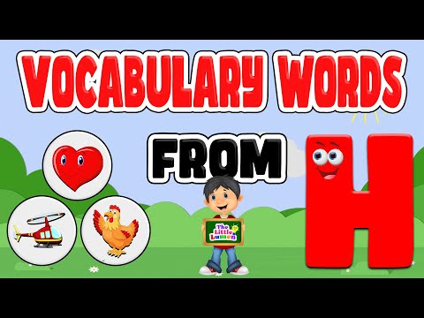 20 Words From H | Words That Start With Letter H | Kids Vocabulary | The Little Lumen