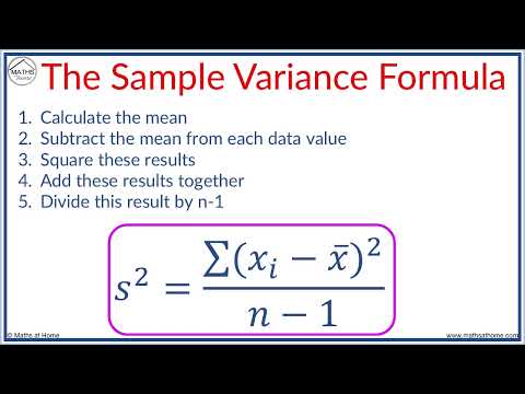 How to Calculate the Variance