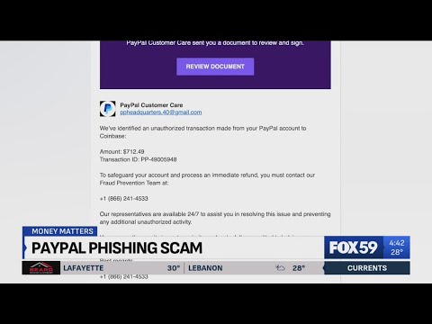 Watch out for this PayPal phishing email scam