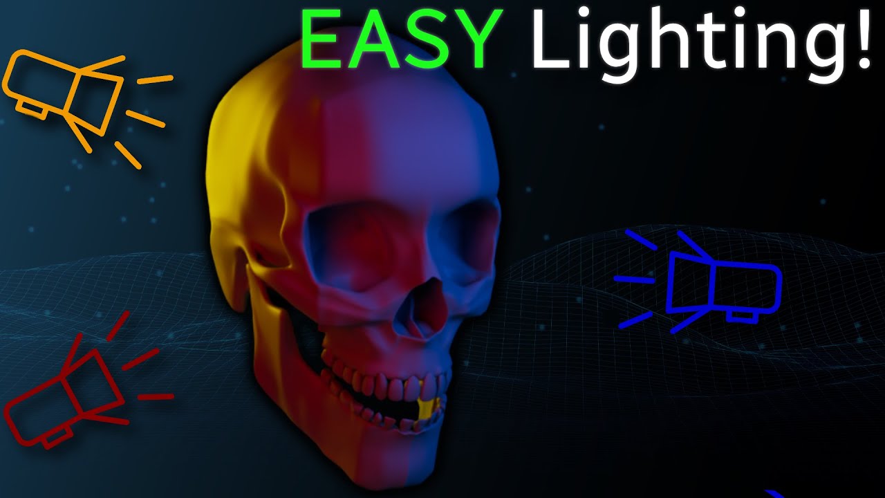 Easy 3 Point Lighting in Maya!
