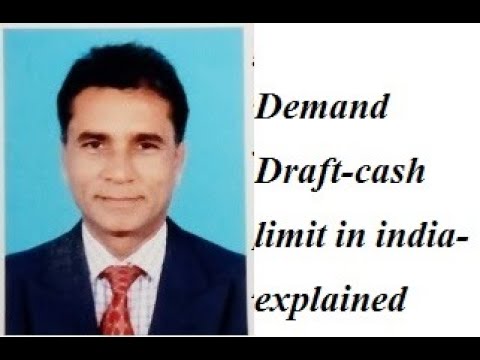 rbi guidelines for cash in dd india/dd in cash limit/explained in youtube/in english/take dd -1293