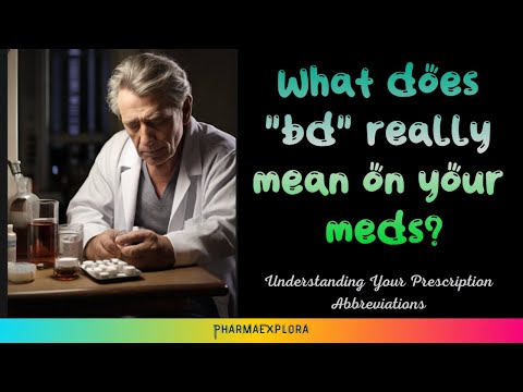 Twice a Day: Understanding the Medical Abbreviation "bd"