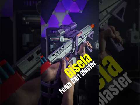 3D Printed Lever Action Foam Dart Blaster! Gisela by LeedleDynamics #nerf #3dprinting