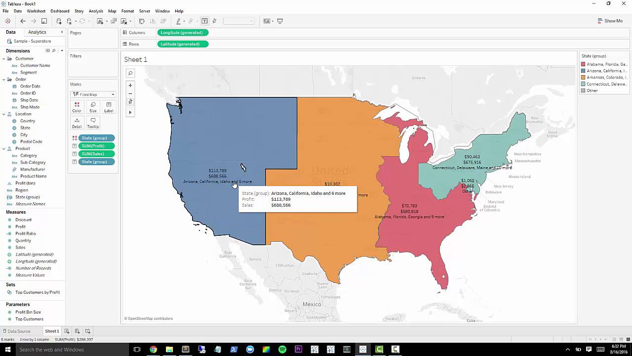 Tableau 10 Tutorial: Custom Territories