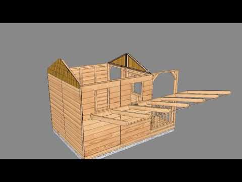 8x12 Santa Rosa with Metal Roof Assembly Video