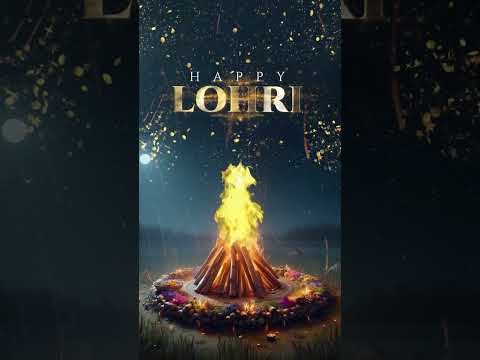 Happy Lohri Wishes Video template 2024 #lohri