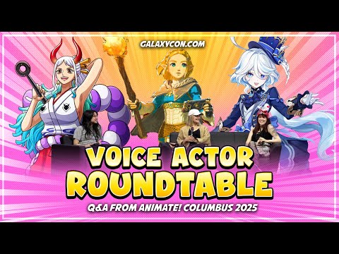 Voice Actor Roundtable Q&A | Animate! Columbus 2025