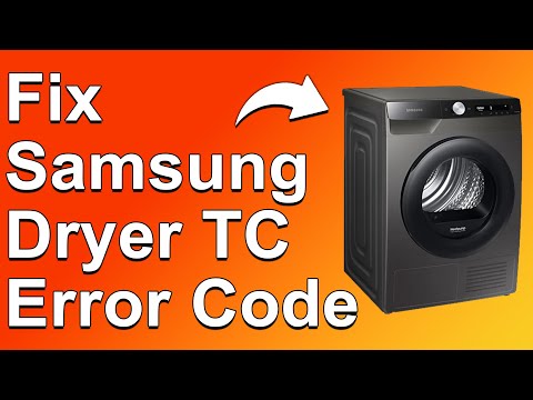 Samsung Dryer TC Error Code (The Causes And How To Solve TC Error - Step-By-Step Guide)