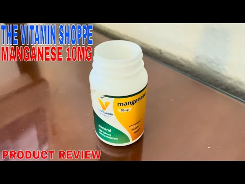 ✅ The Vitamin Shoppe Manganese 10MG, Antioxidant Supplement That Supports Healthy Bones and Teeth🔴