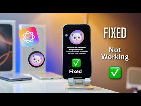 How To Fix Downloading Support For Image Playground | Downloading Support For Image Playground