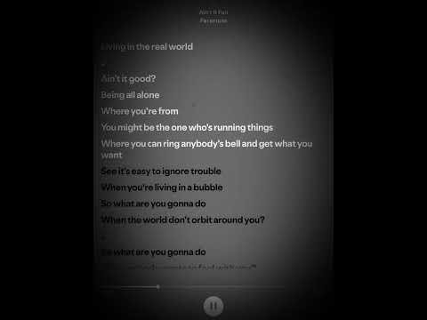 Ain’t it fun by Paramore #paramore #aintitfun#punkrock #song