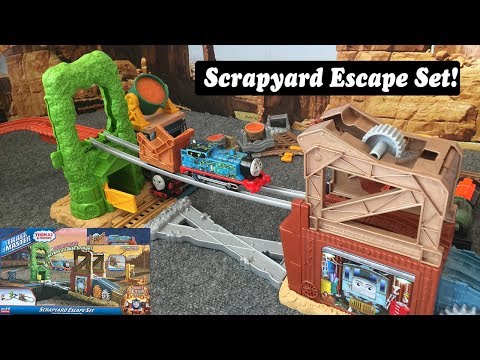 Thomas and Friends Toy Train Set-Trackmaster Scrapyard Escape Set!