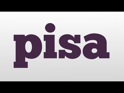pisa meaning and pronunciation