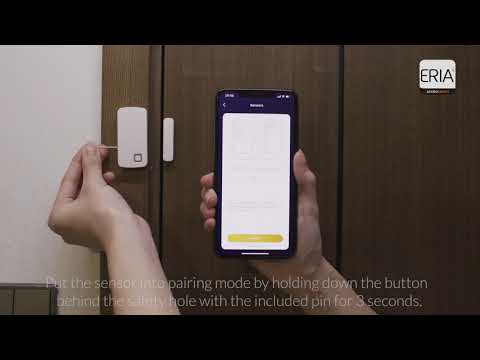 Tura ADUROSMART - How to Pair and setup the ERIA contact sensor with the ERIA hub