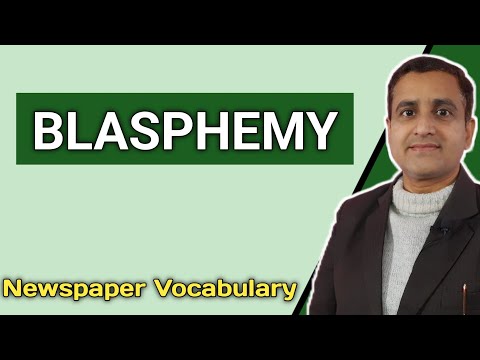 Blasphemy Meaning in Hindi || Blasphemy || Blasphemous || Vocabulary @NobleEnglishClasses