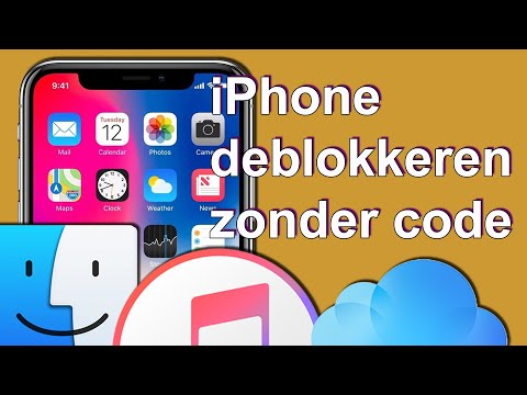(DU) iPhone naar fabrieksinstellingen als iPhone code vergeten