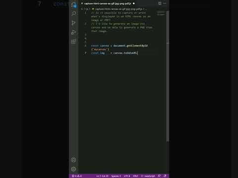 javascript - Capture HTML canvas as GIF/JPG/PNG/PDF?