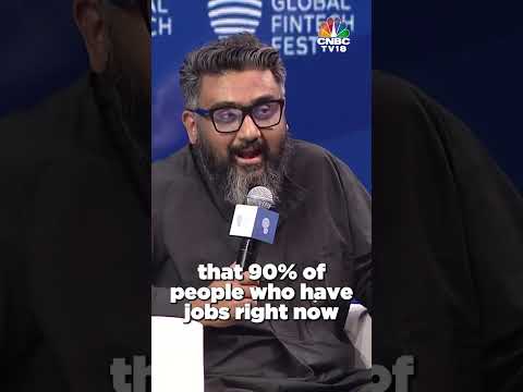 '90% Of The Jobs Can Be Replaced By AI' | CRED Founder Kunal Shah At Global Fintech Fest 2023 | N18S