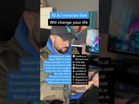 A.I. miracles that will change your life!! #artificialintelligence #digitalmarketing