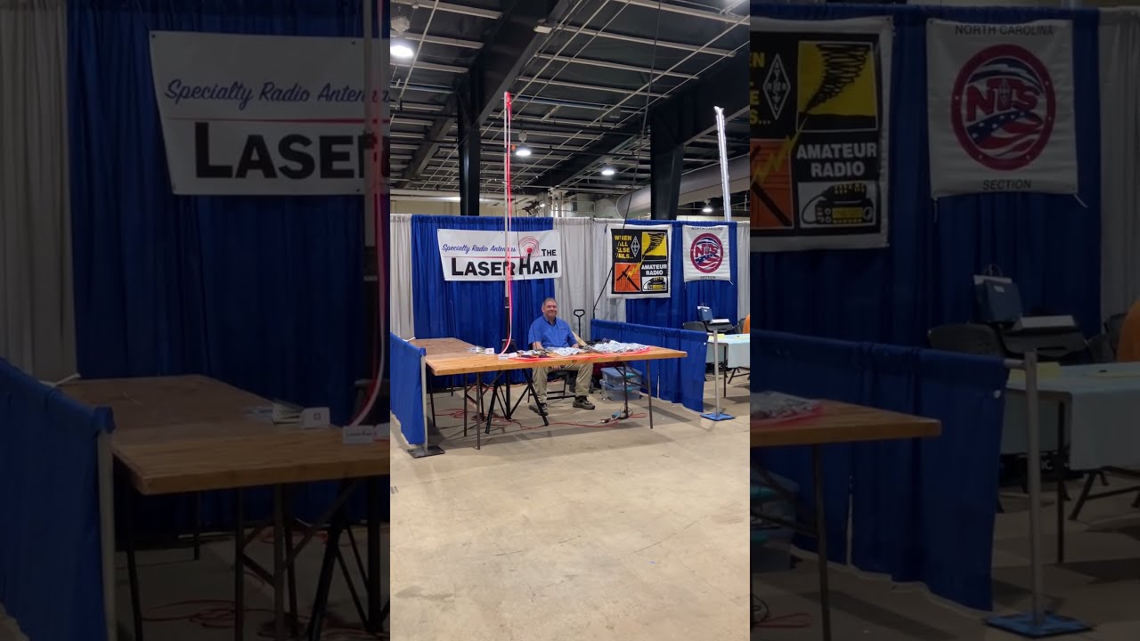 The Laser Ham: Radio Antennas At RARSfest: The Raleigh Hamfest 2026