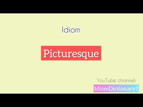 “ Picturesque “ meaning #English #Idiom #IdiomDictionary #IELTS