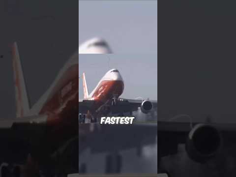 Fastest plane at speeds mach 0.85!!