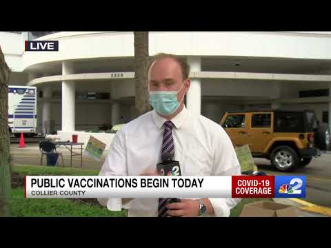 LIVE: First Doses Of COVID-19 Vaccines Distributed To Public In Collier County