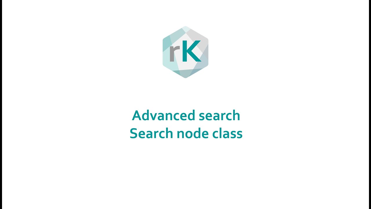 Advanced search   nodes
