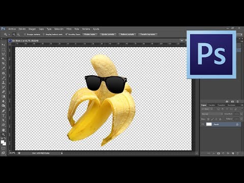 Save image in PNG - Save image without background - Photoshop CS6 - Quick tutorial
